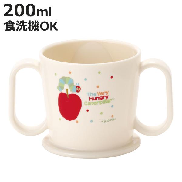 サイズ/約幅12.3×奥行7.3×高さ7.5cm（取っ手含む）容量/約200ml内容量/1個材質/ポリプロピレン生産国/中国製耐熱温度/140度食器洗い乾燥機/使用可能電子レンジ/使用可能対象年齢/1歳頃から●コップの側面が斜めになっている...