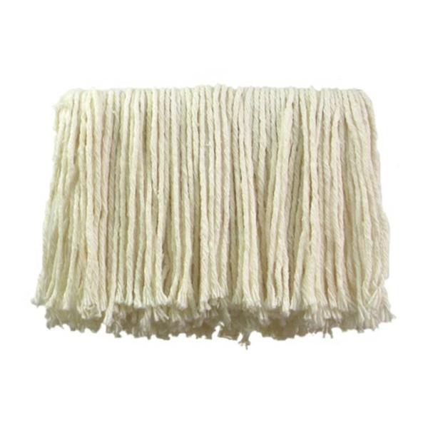 サイズ/約24cm重量/約150g内容量/1個材質/組成不明（故繊維使用）●水含みの良い太糸タイプのモップです。●タイルや床の水拭きからワックスがけまで様々な用途に使えます。●モップの替糸のみの販売です。●各社24cm巾のモップに取り付けて...