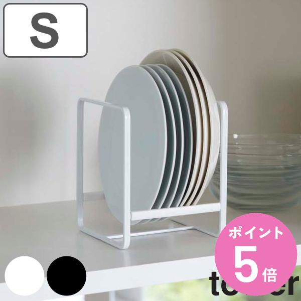 サイズ/約幅11.5×奥行12×高さ14cm重量/約200g内容量/1個材質/本体：スチール（粉体塗装）ストッパー：シリコン樹脂種類/ホワイト、ブラック生産国/中国製●お皿を立てて食器棚の中を有効活用●プレートからカレー皿まで収納OK●安心...