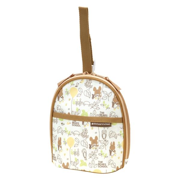 サイズ/約幅18×奥行8.5×高さ18cm内容量/1個材質/表地：ポリエステル持ち手、パイピング：ポリプロピレン内側：アルミ蒸着フィルム生産国/中国製洗濯/不可●ミルクセットをまとめて収納できる大きめの哺乳瓶ポーチです。●離乳食やおやつ入れ...