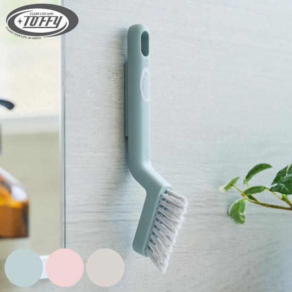 サイズ/約幅17×奥行2×高さ9cm内容量/1個材質/本体：ポリプロピレン、マグネットブラシ：ポリプロピレン種類/ペールアクア、シェルピンク、グレージュ生産国/中国製●水切れ良く衛生的なマグネット付きの隙間ブラシは壁に浮かせて収納でき清潔に...