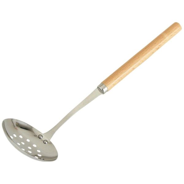 サイズ/内容量/1個生産国/日本製●具材だけをすくいやすい穴あきお玉です。●卓上で使いやすい短めの柄です。●すくった食材をそのまま器に盛りつけやすく、なべ料理に最適です。ステンレスお玉 ステンレス製お玉 クッキングスプーン 調理スプーン キ...