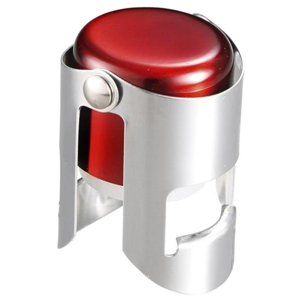 サイズ/内容量/1個材質/ABS樹脂、ステンレススチール、シリコーンゴム生産国/中国製食器洗い乾燥機/使用不可●シャンパンの炭酸抜けを防ぐ保存用ボトルキャップです。●ビンの突起にストッパーを引っかけて固定できます。●開封後のシャンパンの風味...