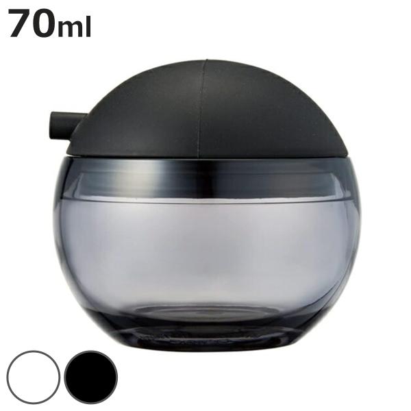 サイズ/容量/約70ml内容量/1個種類/ホワイト、ブラック●少量から1皿分まで、使いたい分量を調節できる醤油さしです。●醤油のかけ過ぎを防げるため、調味料の節約や減塩にもつながります。●かわいいコロンとした形の醤油さしは、キッチンや食卓に...