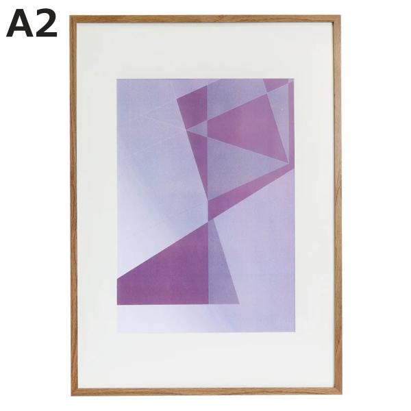 サイズ/約幅43.8×高さ61.2cm厚さ：約2cmラベルサイズ：A2マット内枠 約28.5×40.5(cm)重量/約1168g内容量/1個マット台紙（グレー、アイボリー2色入り）材質/ホワイトオーク、PS生産国/中国製●ホワイトオーク材に...