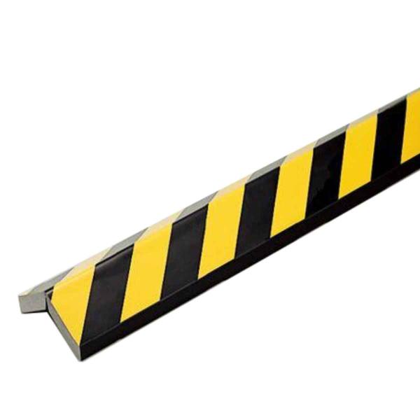 サイズ/約幅20×奥行100×高さ2.5cm内容量/1本材質/クッション：発泡ポリエチレン表面：エンビ●建物の凹凸部分に手軽に貼れ、危険標示と厚いクッションで人や建物を保護します。●工事現場・工場・駐車場などの危険標示や保護用、自動車などの...