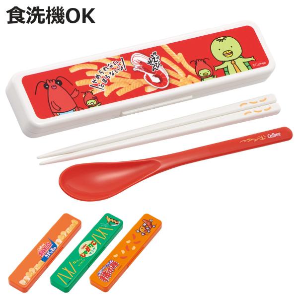 サイズ/ケース：約幅18.8×奥行4.7×高さ1.8cm箸・スプーン：18cm内容量/1個（箸、スプーン、ケース）材質/ケース本体・スプーン：ABS樹脂箸：メタクリル樹脂ケース蓋：AS樹脂クッション：シリコン樹脂種類/ポテチうすしお味、じゃ...