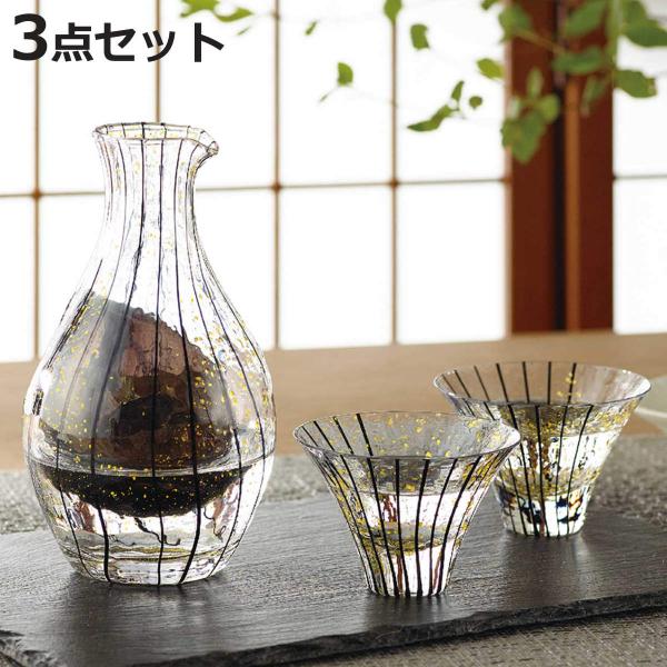 サイズ/冷酒カラフェ：口径約4.5×高さ約16.5cm最大径約9.6cm杯：口径約8.4×高さ約5.6cm最大径約8.4cm容量/冷酒カラフェ：360ml、杯：80ml（2個）内容量/3点セット（冷酒カラフェ、杯×2）材質/セミレッドクリス...
