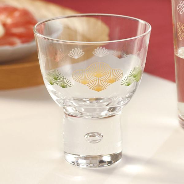 サイズ/約高さ8cm直径：約7.4cm口径：約7.4cm容量/約130ml内容量/1個材質/ソーダライムガラス（ファインクリア） 生産国/日本製食器洗い乾燥機/使用不可電子レンジ/使用不可●和紋 杯（松柄）130mlは、不老長寿や永遠の象徴...