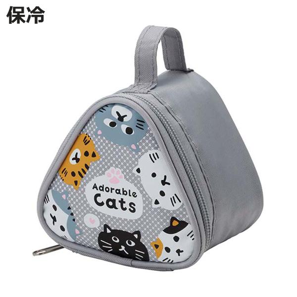 サイズ/約幅10.5×奥行8.5×高さ10cm重量/約46g内容量/1個材質/外側生地：ポリエステル内側生地：アルミファスナー：ナイロンファスナー持ち手：亜鉛合金生産国/中国製洗濯/不可●持ち手付きの便利な保冷おにぎりケースです。●内側がア...