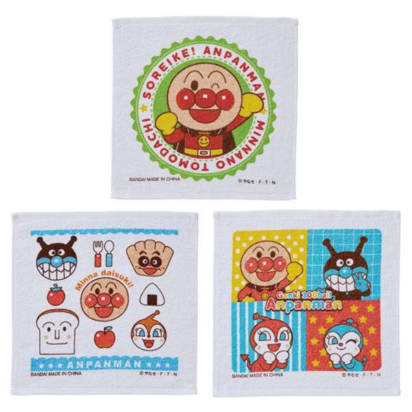 サイズ/約横30×縦30cm内容量/3枚入材質/綿100％生産国/中国製洗濯/洗濯機使用可能●行楽などのお出かけや普段使いに便利なアンパンマンのおしぼりタオルです。●洗い替えに便利な3枚入りです。●お気に入りのキャラクターと一緒に楽しくお出...