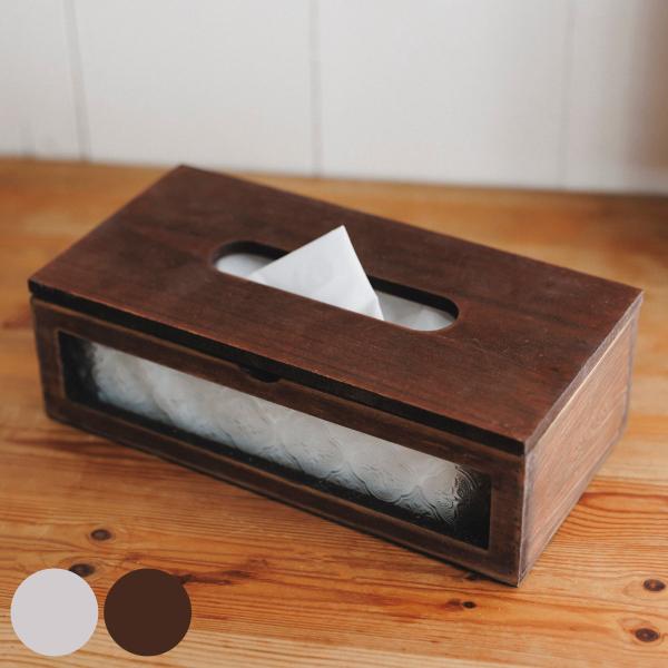 サイズ/約幅26×奥行14×高さ8cm内容量/1個材質/ウッド、アイアン、ガラス種類/ホワイト、ブラウン生産国/中国製●生活感を隠して空間をすっきり見せる、ソフトパック用のティッシュケースです。●レトロな雰囲気の花柄ガラスがポイントです。●...