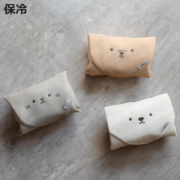 サイズ/約幅36×奥行36×高さ5cm内容量/1枚材質/表地、裏地：ポリエステル100％面ファスナー：ナイロン100％種類/イヌ、シロクマ、ネコ生産国/中国製●色々な形の弁当箱を風呂敷のように包むことができて、保冷効果もある多機能ラッピング...