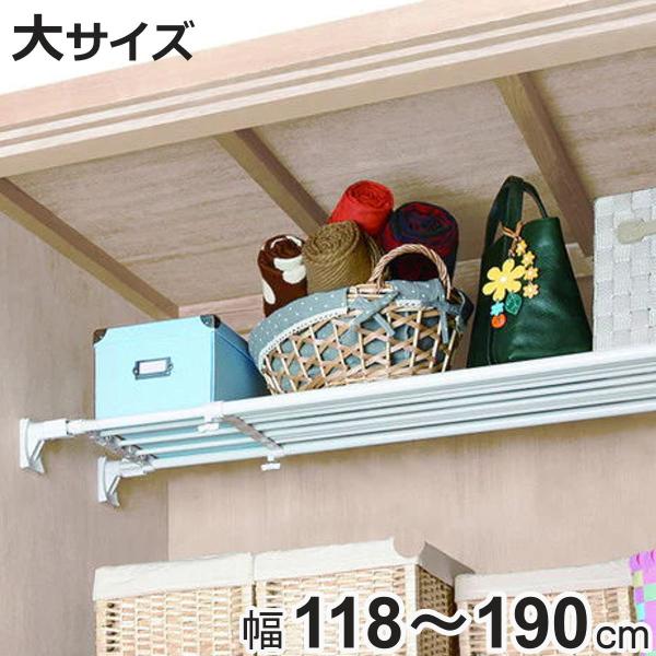 サイズ/約幅118〜190×奥行33.5×高さ9cm重量/約2kg内容量/1個材質/【パイプ・棚】鉄製、エポキシ樹脂粉体塗装【樹脂部品】ABS樹脂、PP樹脂、合成ゴム【ネジ類】鉄製、メッキ仕上げ耐荷重/50〜20kg●強力バネ内蔵のつっぱり...