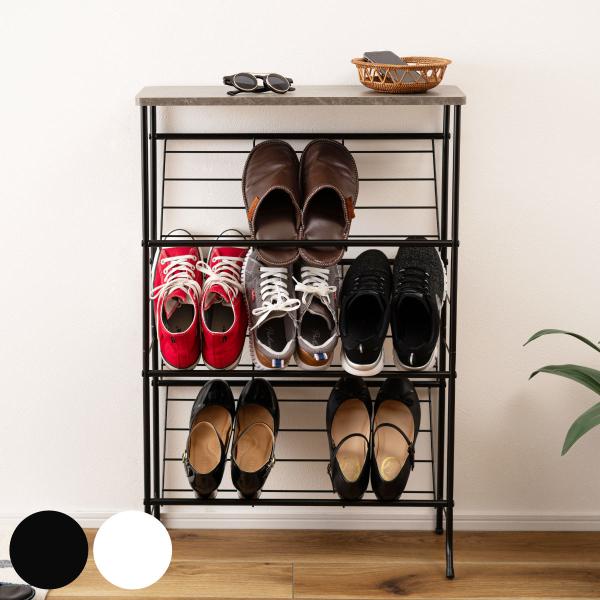 サイズ/約幅60×奥行23.5×高さ89.5cm重量/約4kg内容量/1個材質/スチール（粉体塗装）、合成樹脂化粧繊維板種類/ブラック、ホワイト生産国/中国製耐荷重/約5kg/棚組立状態/お客様組立品●スリム設計ながら収納力に優れた3段仕様...