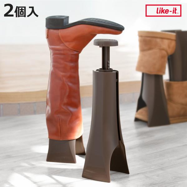 サイズ/約幅12×奥行10.8×高さ35.5〜49.5cm重量/約680g内容量/2個入り付属品：脱臭剤2個材質/本体：ポリプロピレン、スイッチ：ポリアセタール、脱臭剤：活性炭種類/ブラウン、ピンク生産国/日本製●上下で交互に組み合わせるこ...