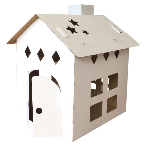 サイズ/約幅73×奥行80×高さ88.5cmパッケージサイズ：約幅72.7×奥行6.3×高さ45.6cm重量/約2100g内容量/1個付属品：保護テープ、説明書材質/ダンボール生産国/日本製対象年齢/3歳以上●自由な発想を育てるダンボールハ...