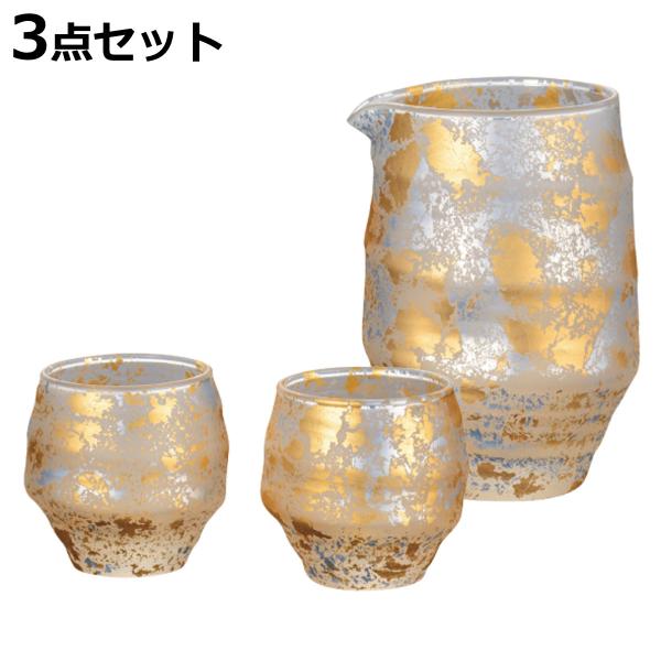 サイズ/【ぐい呑】約高さ5.9cm直径：約5.2cm【2合片口】約高さ12cm直径：約7.2cm容量/【ぐい呑】約100ml【2合片口】約435ml内容量/セット内容（ぐい呑×2、2合片口×1）材質/ガラス生産国/日本製食器洗い乾燥機/使用...