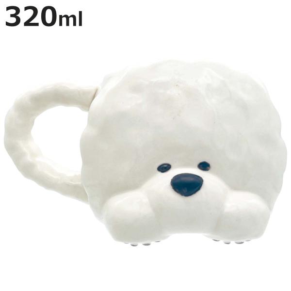 サイズ/約幅13×奥行11×高さ11cm容量/約320ml内容量/1個材質/セラミック磁器食器洗い乾燥機/使用不可電子レンジ/使用不可●犬の愛らしい表情をそのまま形にしたマグカップです。●カフェオレやスープにもぴったりの満足感ある容量です。...