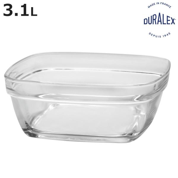 サイズ/約幅23×奥行23×高さ9.3cm容量/約3.1L内容量/1個材質/全面物理強化ガラス生産国/フランス製耐熱温度差/120度食器洗い乾燥機/使用可能電子レンジ/使用可能スタッキング/可能●レンジ、食洗機対応の保存容器にも使えるボウル...
