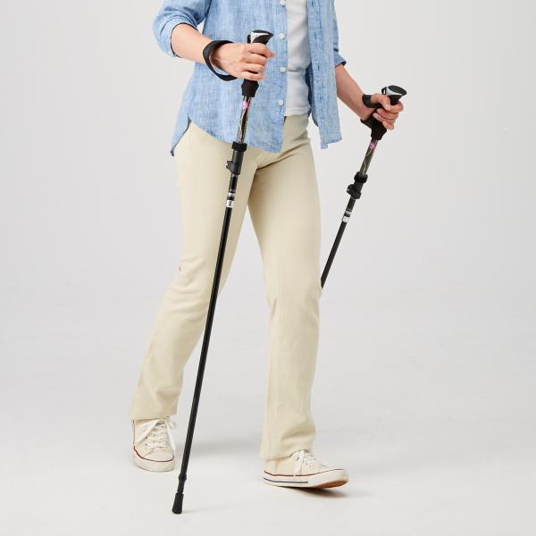 サイズ/最長時：長さ約118cm収納時：長さ約35cm内容量/1組付属品：収納用巾着袋、バスケット材質/ポール：アルミニウムグリップ：EVA樹脂石突きラバー：合成ゴム生産国/中国製●長さ調節ができる伸縮式ウォーキングポールです。●身長や歩行...