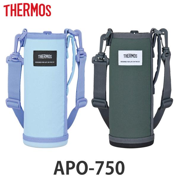 サイズ/約幅8.5×奥行8.5×高さ21.5cm内容量/1個材質/外生地・内生地：ポリエステルクッション：発泡ポリエチレン種類/ライトブルー、グレー生産国/中国製●サーモスのケータイマグの持ち運びに便利なポーチです。●ボトルの傷付きを防止す...