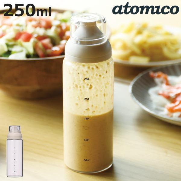 サイズ/約高さ18.6cm直径：約6cm重量/約200g容量/約250ml内容量/1個付属品：ドレッシングレシピ材質/本体：ほうけい酸ガラス本体フタ：ポリプロピレン注ぎ口フタ：ポリスチレン注ぎ口・パッキン：シリコーンゴム生産国/中国製パーツ...