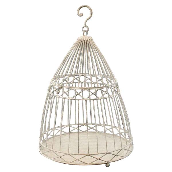 サイズ/約高さ58cm直径：約45cm重量/約3.6kg内容量/1個材質/鉄生産国/中国製●まるで鳥かごのようなプラントホルダーです。●錆び風の加工を施してアンティーク調に仕上げています。●ナチュラルな風合いが花や植物の美しさを引き立てます...