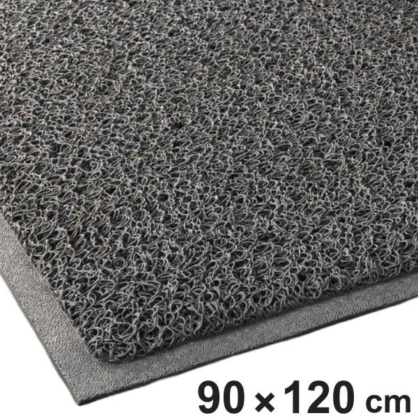 サイズ/約横90×縦120cm厚さ：約1.4cm重量/約5.4kg内容量/1枚材質/PVC（ポリ塩化ビニル）カラー/グレー●屋外で使用できる業務用の玄関マット 90×120cmです。●丈夫なPVC製のループコイルが靴底の汚れをこすり落としま...