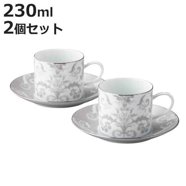 サイズ/カップ：約直径7.5×高さ6.5cmソーサー：約直径15.5×高さ2cm重量/カップ：120gソーサー：140g容量/満水容量：230ml内容量/1セット（カップ2個・ソーサー2枚）材質/磁器生産国/日本製食器洗い乾燥機/使用不可電...