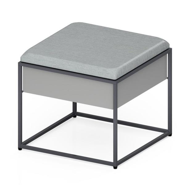 サイズ/約幅46×奥行46×高さ42.3cm重量/約10kg内容量/1台材質/クッション：合板＋ウレタンフォーム＋PVC＋不織布フレーム・化粧板：スチール（粉体焼付塗装）アジャスターセット：ABS＋PEアジャスター/付き屋内・屋外/屋内●「...