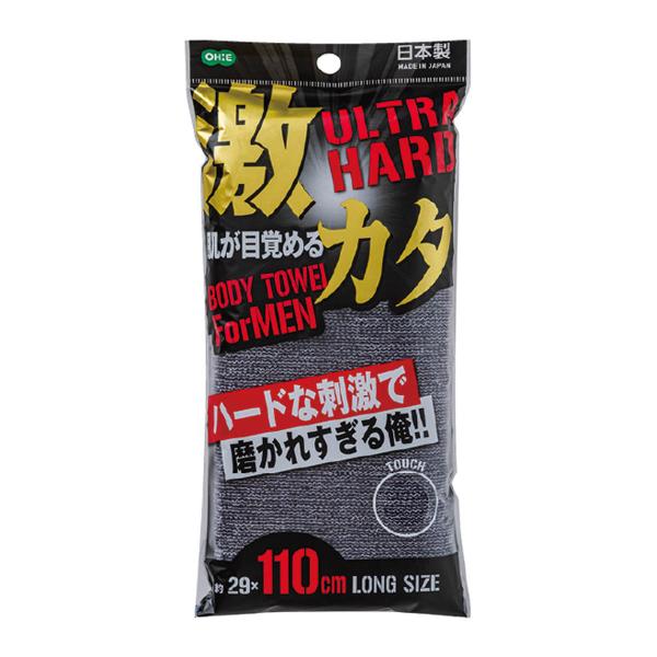 サイズ/約横29×縦110cm内容量/1枚材質/ナイロン60％ポリエステル40％生産国/日本製●ロングサイズのボディタオルです。●体の大きな方でもラクに背中が洗えます。●手の届きにくい背中までしっかりと洗えます。●刺激強めのしっかりとした洗...