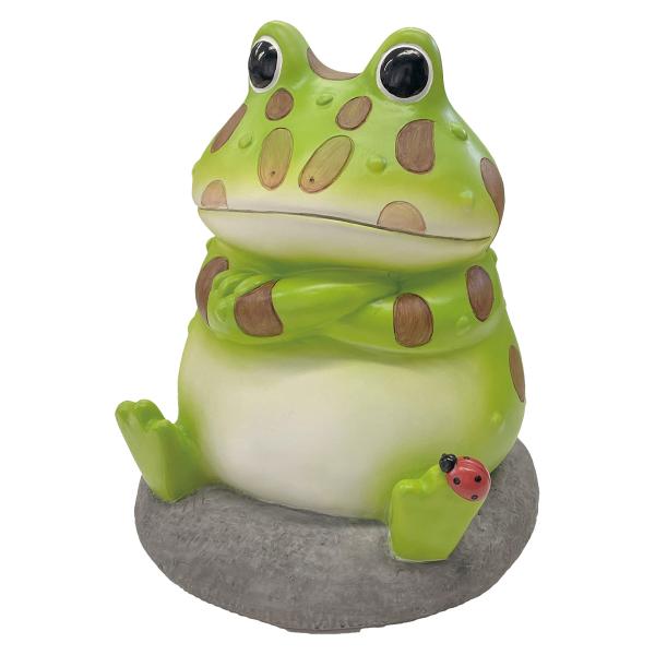 サイズ/約幅15×奥行14.5×高さ17.5cm内容量/1個材質/ポリレジン生産国/中国製●ユーモア溢れる「コポーシリーズ」のツノの親分のガーデンオーナメントです。●庭に飾ればガーデニングアイテムとして、可愛い世界の演出に一役買ってくれます...