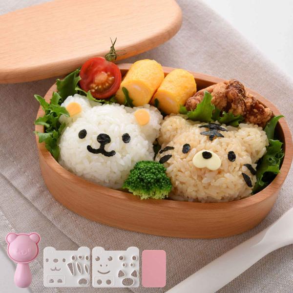 サイズ/おにぎり型：約幅7×奥行11×高さ4cmカッター2種：約幅8.5×奥行7.5×高さ1.5cmカッターマット：約幅7×奥行4.5×厚さ0.3cm重量/おにぎり型：約23gカッター：約13g（1枚につき）カッターマット：約10g内容量/...