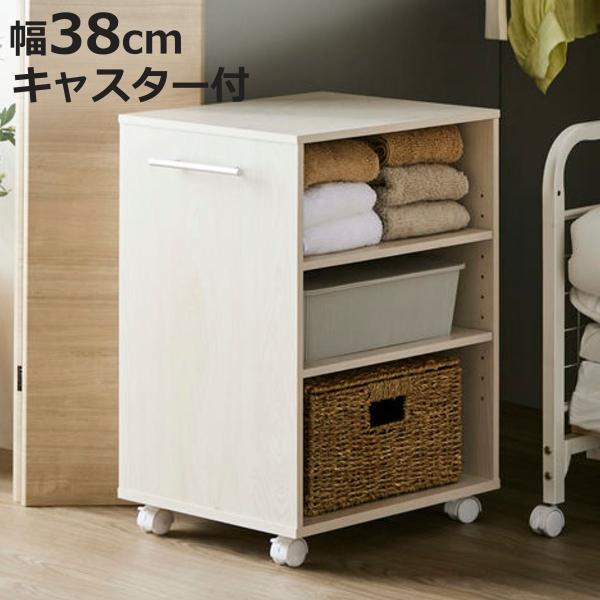 サイズ/約幅38×奥行45.2×高さ65cm重量/約10.5kg内容量/1台材質/本体：プリント化粧繊維板生産国/ベトナム製キャスター/付き耐荷重/約15kg棚板1枚あたり耐荷重/約5kg組立状態/お客様組立品梱包サイズ/64×41×10c...
