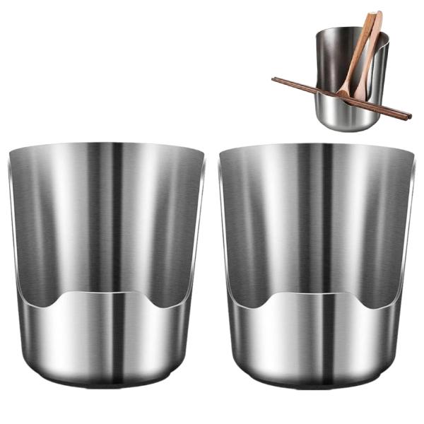 2-in-1 調理器具＆蓋ホルダー ? カウンタースペースを最大限に活用 ? このキッチン用品ホルダーは、鍋蓋ラックとスプーンレストが一体となったコンパクトなユニットです。ヘラ、トング、お玉、まな板、鍋蓋などを縦に収納でき、カウンタートップ...