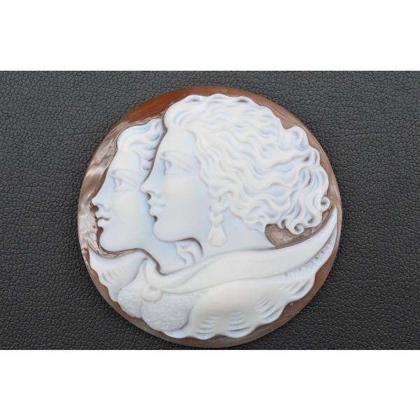 【発売日：2021年05月27日】◆パトリシア・パルラーティ◆シェルカメオ　ルース　約50.06-49.88mm　約15.27ｇ【76.35ct】　コレクション　CH-217Patrizia Parlati【パトリシア・パルラーティ】中古 ...