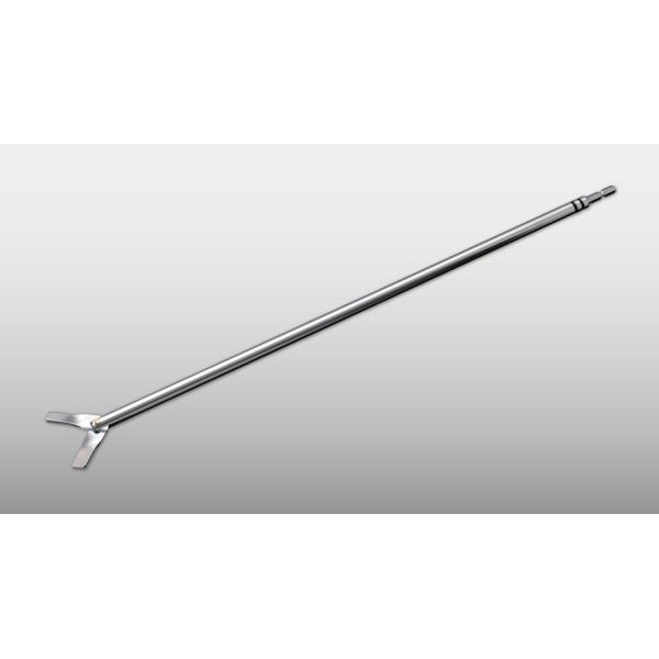 当店はインボイス制度に対応しております。適格請求書の送付方法など詳しくは、お知らせをご覧ください。ひらくん棒 OT-500 お手持ちの工具に取付、一斗缶の口から差し込むだけ！天板を切らずにそのまま攪拌ができる便利なミキサー棒回転すると先端の...