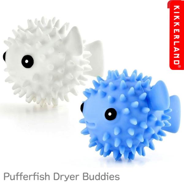 【スペック】商品名：パファーフィッシュ ドライヤーバディーズ 2個入りサイズ：高さ5×幅6.5x奥行8cm（約）パッケージサイズ：高さ20.1×幅7.8x奥行7.6cm素材：ビニル製ブランド：KIKKERLAND