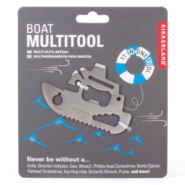 【スペック】商品名：BOAT MULTITOOL ボートマルチツール（KCD679）素材：ステンレスサイズ：幅8×高さ5×厚さ0.1cmブランド：KIKKERLAND キッカーランド