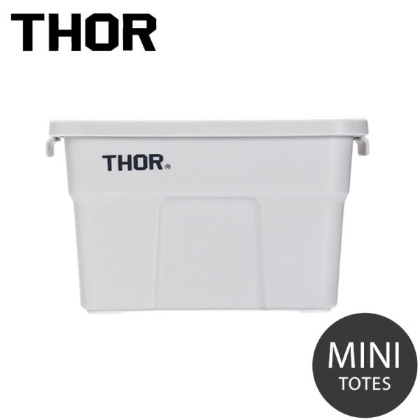 【スペック】商品名：THOR MINI TOTE DC / ソー ミニトート DC カラー：ライトグレーサイズ（外寸）：高さ10.3×幅17.5×奥行11.8cm（持ち手含む）素材：PPブランド：THOR製造メーカー：Trust生産国：中国