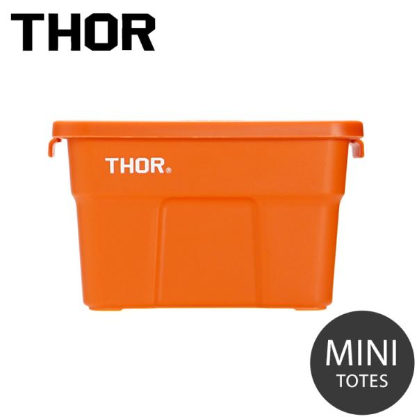 【スペック】商品名：THOR MINI TOTE DC / ソー ミニトート DC カラー：オレンジ サイズ（外寸）：高さ10.3×幅17.5×奥行11.8cm（持ち手含む）素材：PPブランド：THOR製造メーカー：Trust生産国：中国