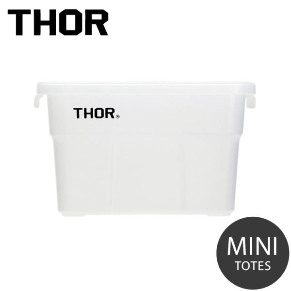 【スペック】商品名：THOR MINI TOTE DC / ソー ミニトート DC カラー：クリアサイズ（外寸）：高さ10.3×幅17.5×奥行11.8cm（持ち手含む）素材：PPブランド：THOR製造メーカー：Trust生産国：中国
