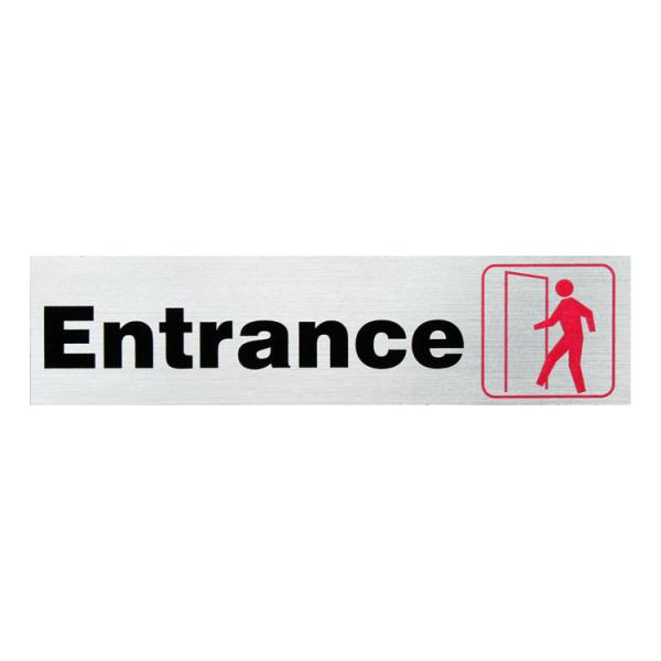 【スペック】商品名：アルミサインステッカーサイズ：縦5.1cm × 横20.3cm素材：高品質アルミニウム製造元：HILLMAN ヒルマン（USA）原産国：アメリカおしゃれで実用的なサインステッカーこのステッカーを使えば、簡単にスペースを分...