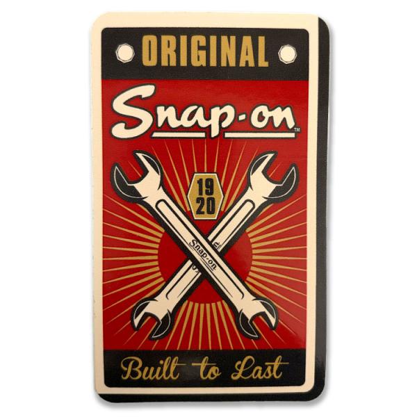 【スペック】商品名：Snap-on スナップオン デカール Built to Last サイズ：縦12.5×横7.5cm素材：ビニルブランド：Snap-on スナップオン