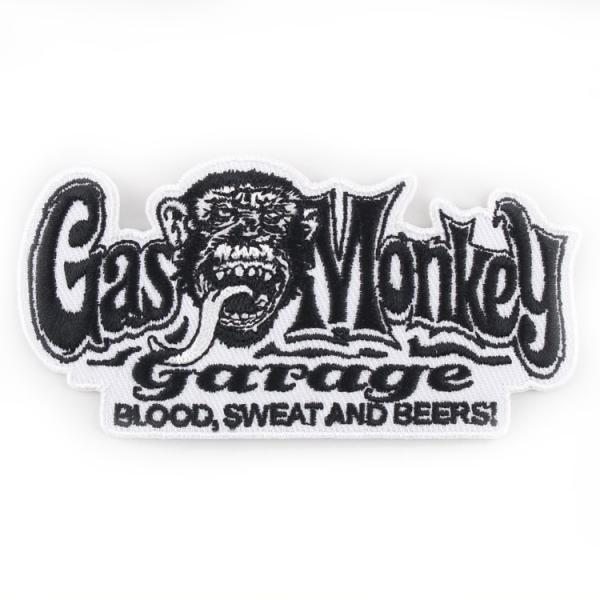 【スペック】商品名：ワッペン Gas Monky Garage ガスモンキーガレージ（ヨコ）サイズ： 9.8×4.9cm