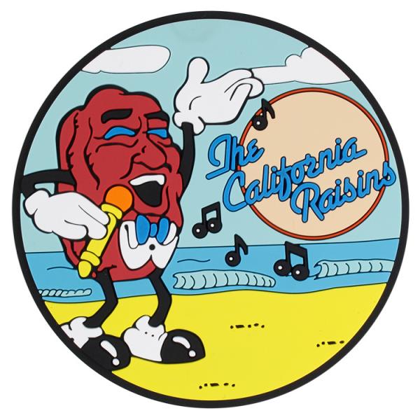 【スペック】商品名：ラバーコースター RAISINS レーズンサイズ：直径9.5cm 素材：ラバー