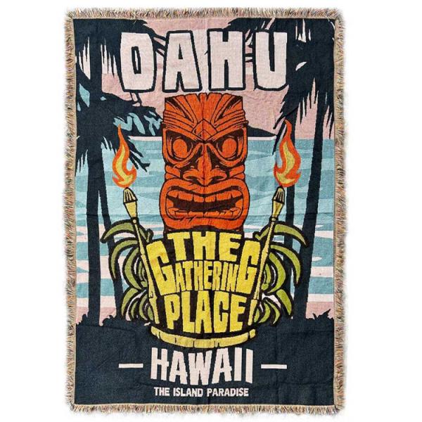 【スペック】商品名：フリンジタペストリー TIKI サイズ；120×170cm素材：コットン原産国：中国