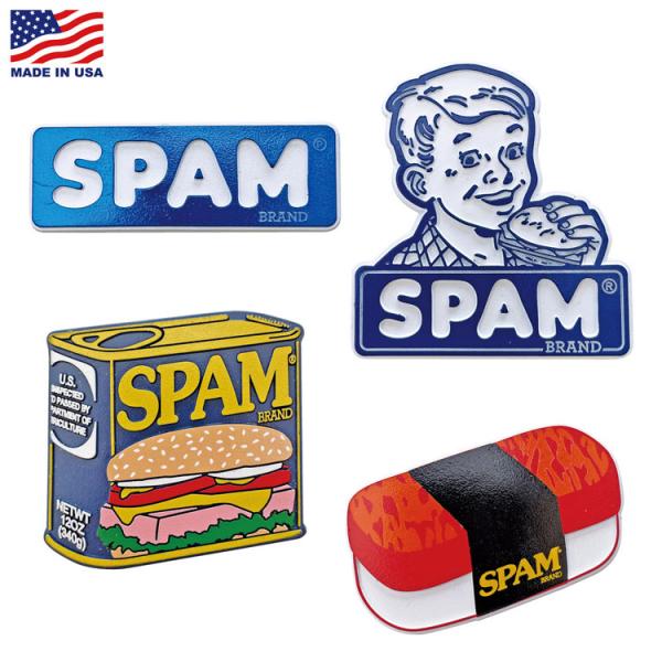 【スペック】サイズ：SPAM-LOGO：H27×W77mmSPAM-CAN：H64×W65mmSPAM-SUSHI：H49×W70mmSPAM-OLD BOY：H74×W69mm素材：PVC販売単位：1個ブランド：SPAM スパム正規ライセ...