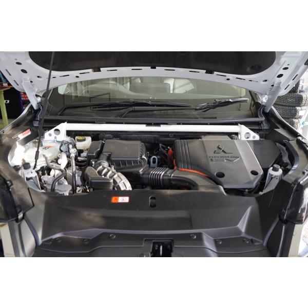 フルモデルチェンジしたアウトランダーPHEV はボディサイズも重量も大きく、それに伴い足回りも大きく変更されましたが、ストラットタワーバーは標準装着されていません。 COLTSPEED では前期モデル同様ストラットタワーバーの必要性を感じ、...